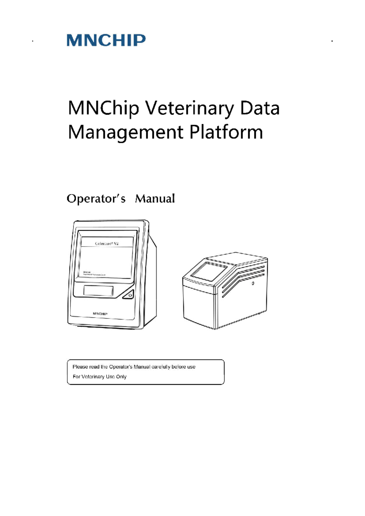Mnchip Veterinary Data Management Platform Operator's Manual v2.0 - Studocu