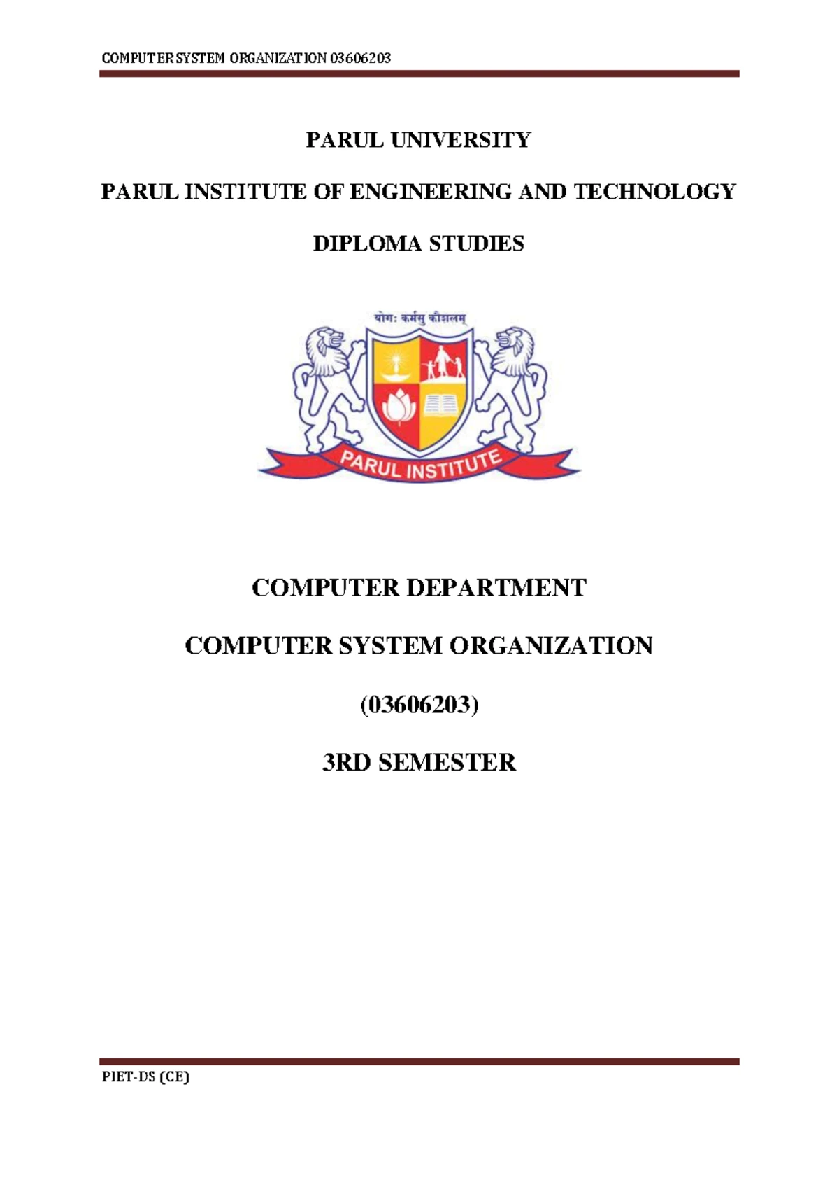 Parul University C, DSA, and DBMS Sample Paper for Practice - Studocu
