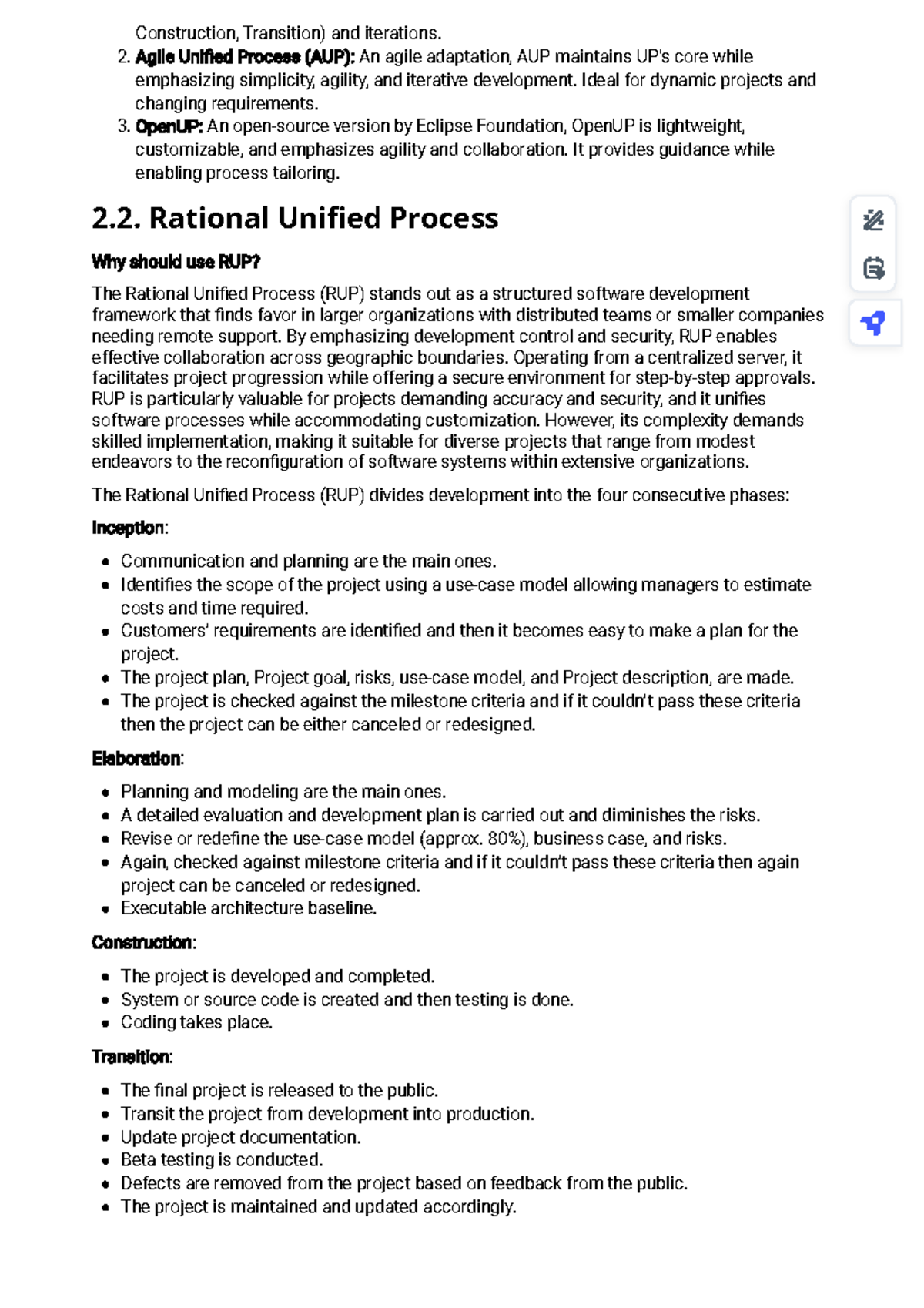 [61FIT3SAD][IT] System Analysis and Design Insights: Agile and RUP ...