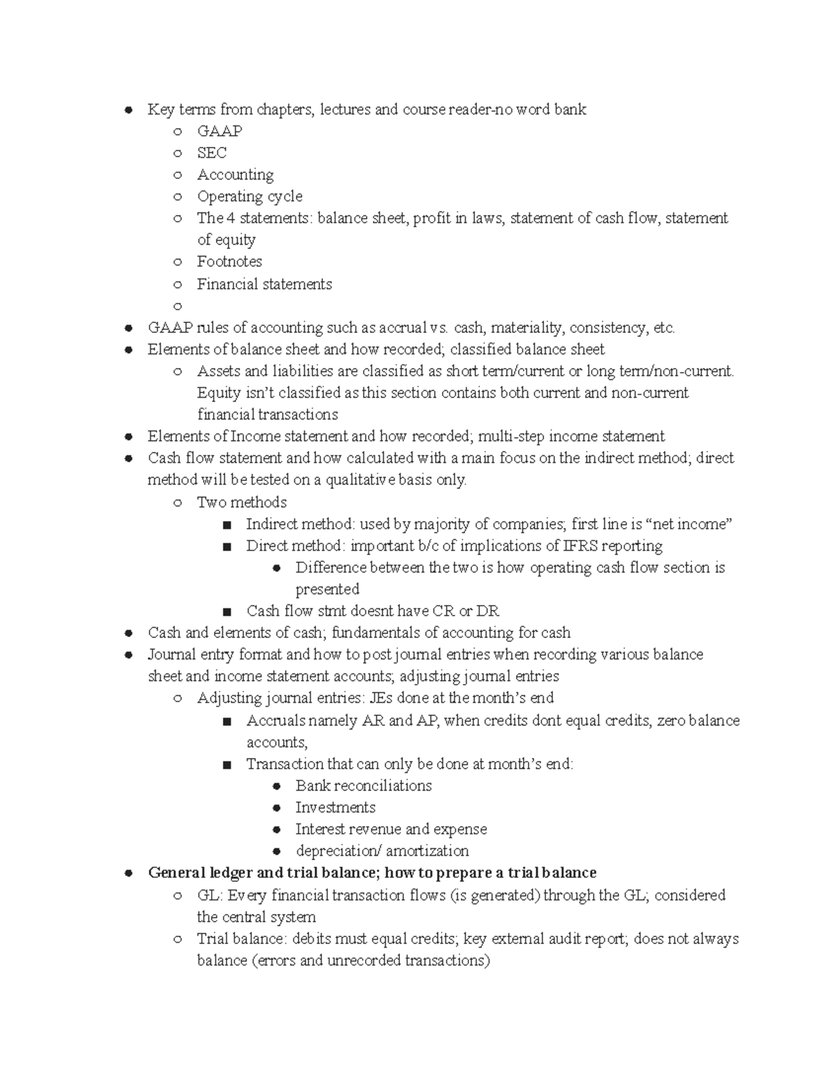 ACCT Review: Key Terms and Concepts for Understanding Financial ...