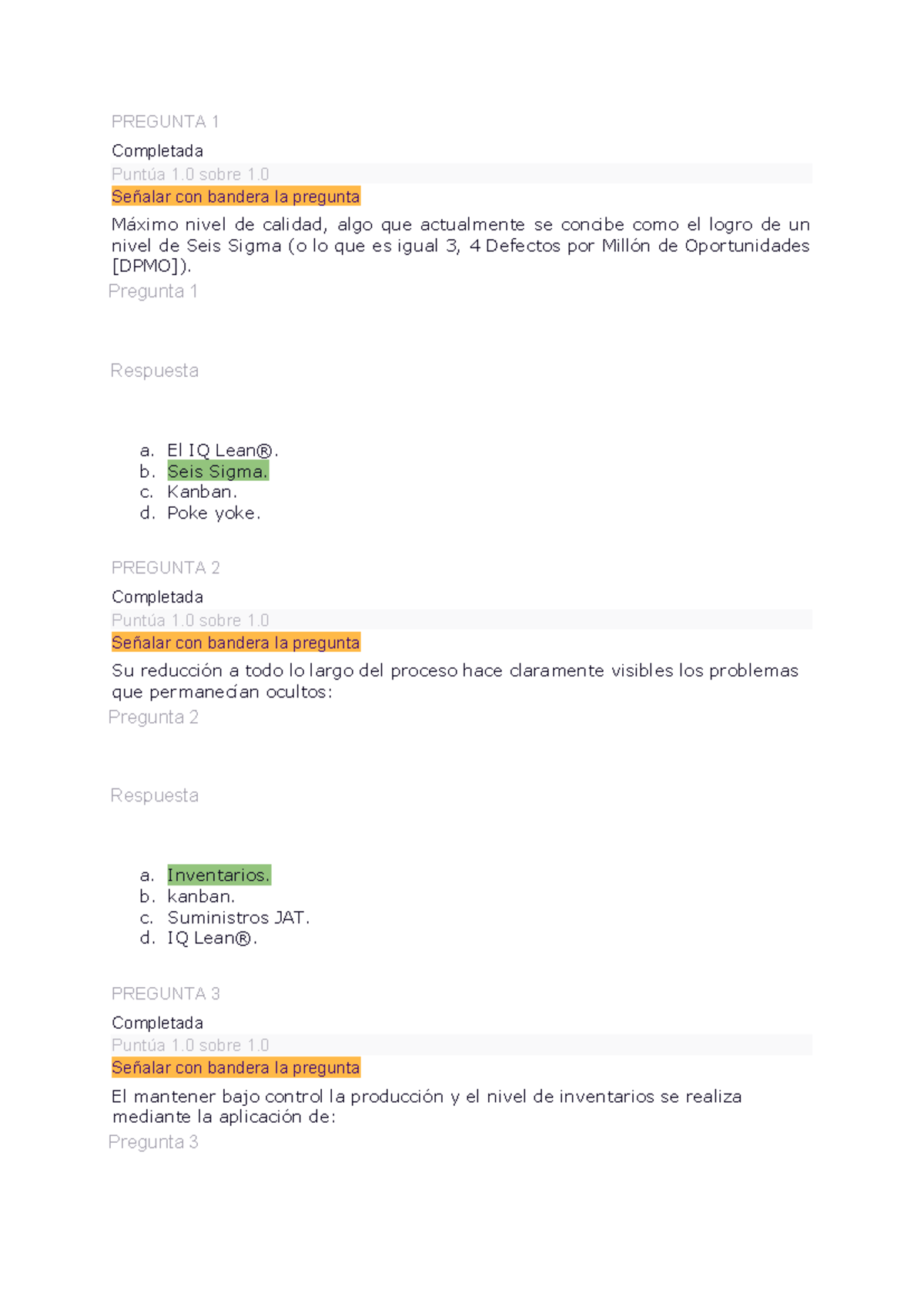 Administración de procesos Examen sexto parcial (Segunda vuelta ...
