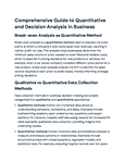 C723 - Quantitative analysis for business - Studocu