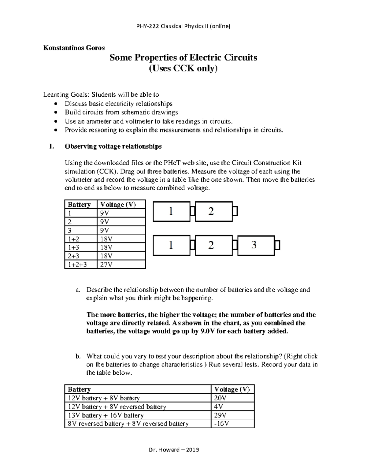 Introduction to Circuits - Lab Instructions - Konstantinos Goros Some ...