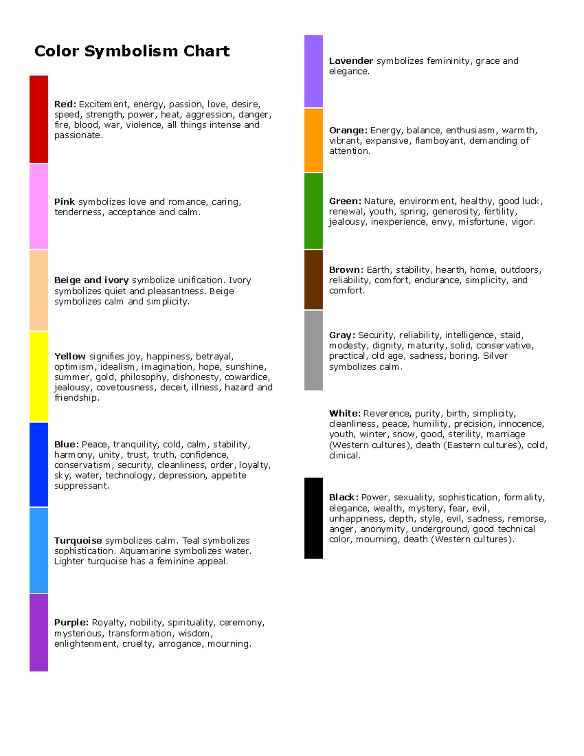 What Colors Symbolize Unity