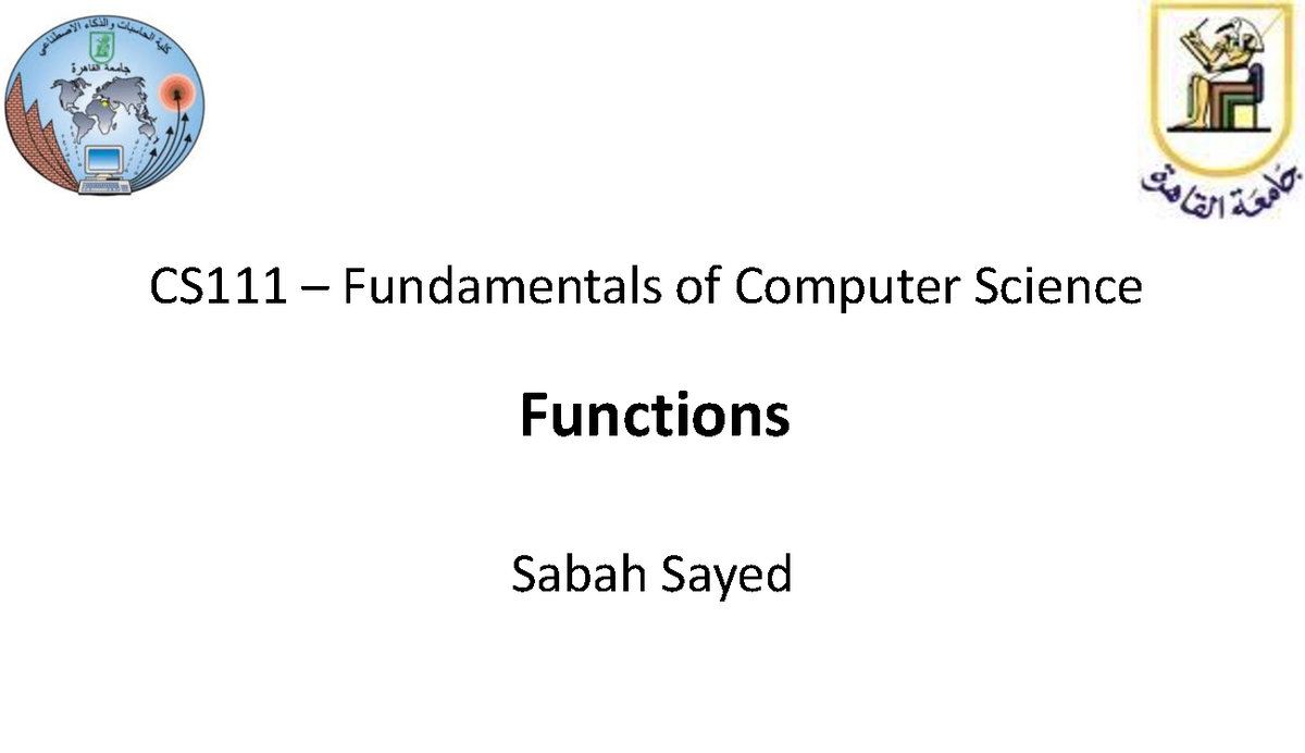 CS111 2020 Final Exam Notes: Python Functions and List Operations - Studocu
