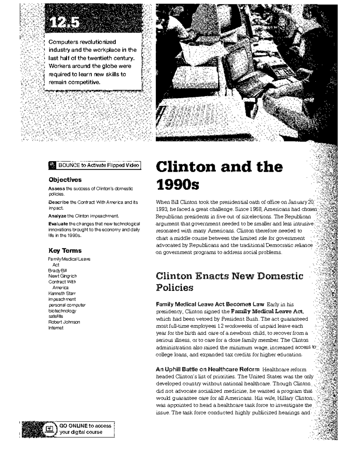 Clinton's Leadership and Key Policies in the 1990s: A Comprehensive Overview - Studocu