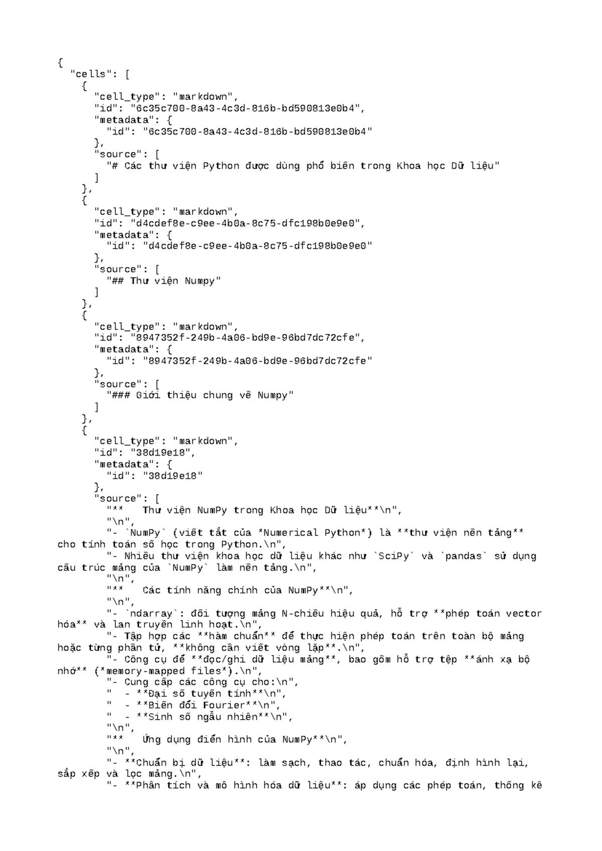 Các thư viện Python quan trọng trong Khoa học Dữ liệu: NumPy và ứng ...