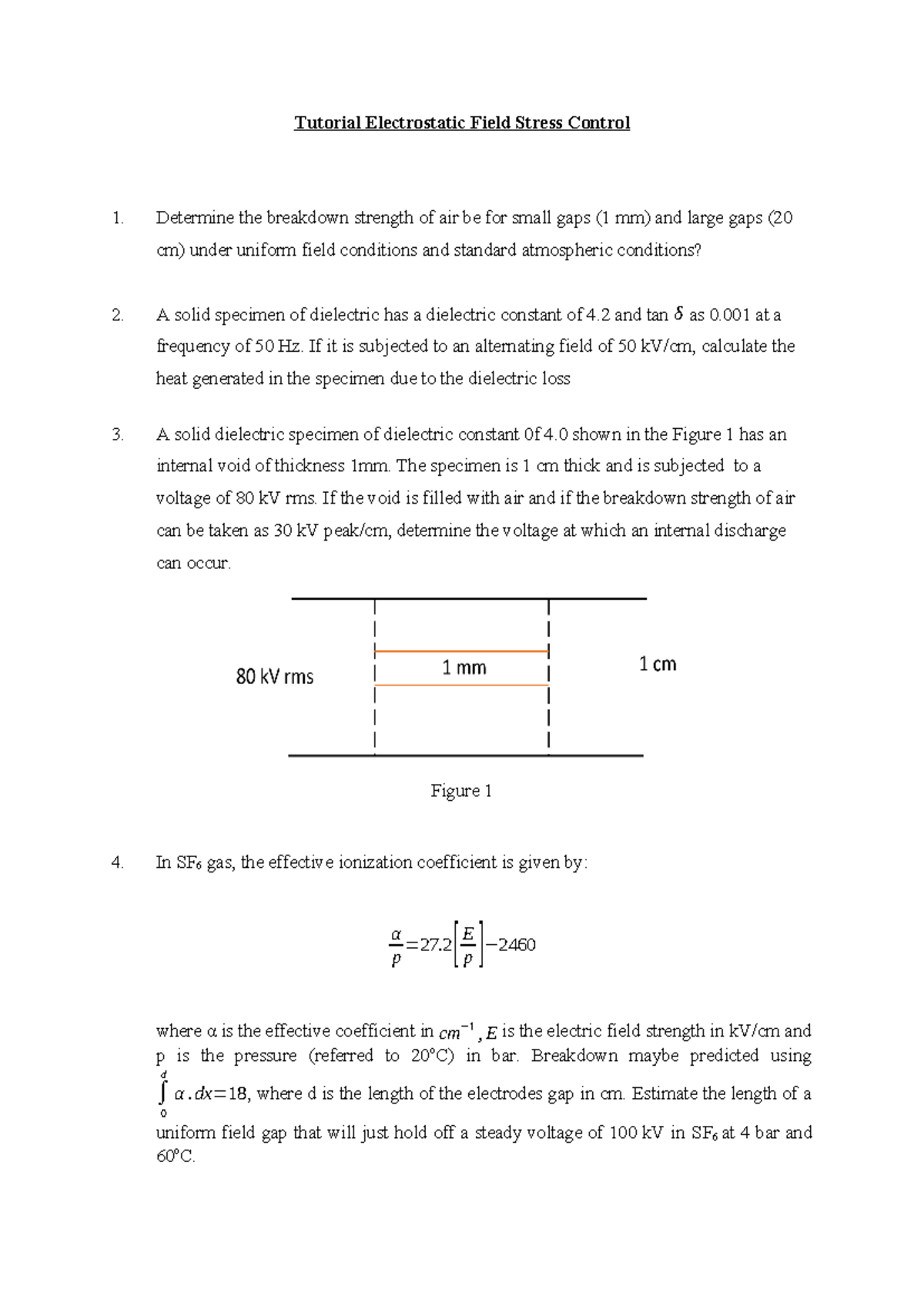 Tutorial on Electrostatic Field Stress Control: Breakdown Strength ...