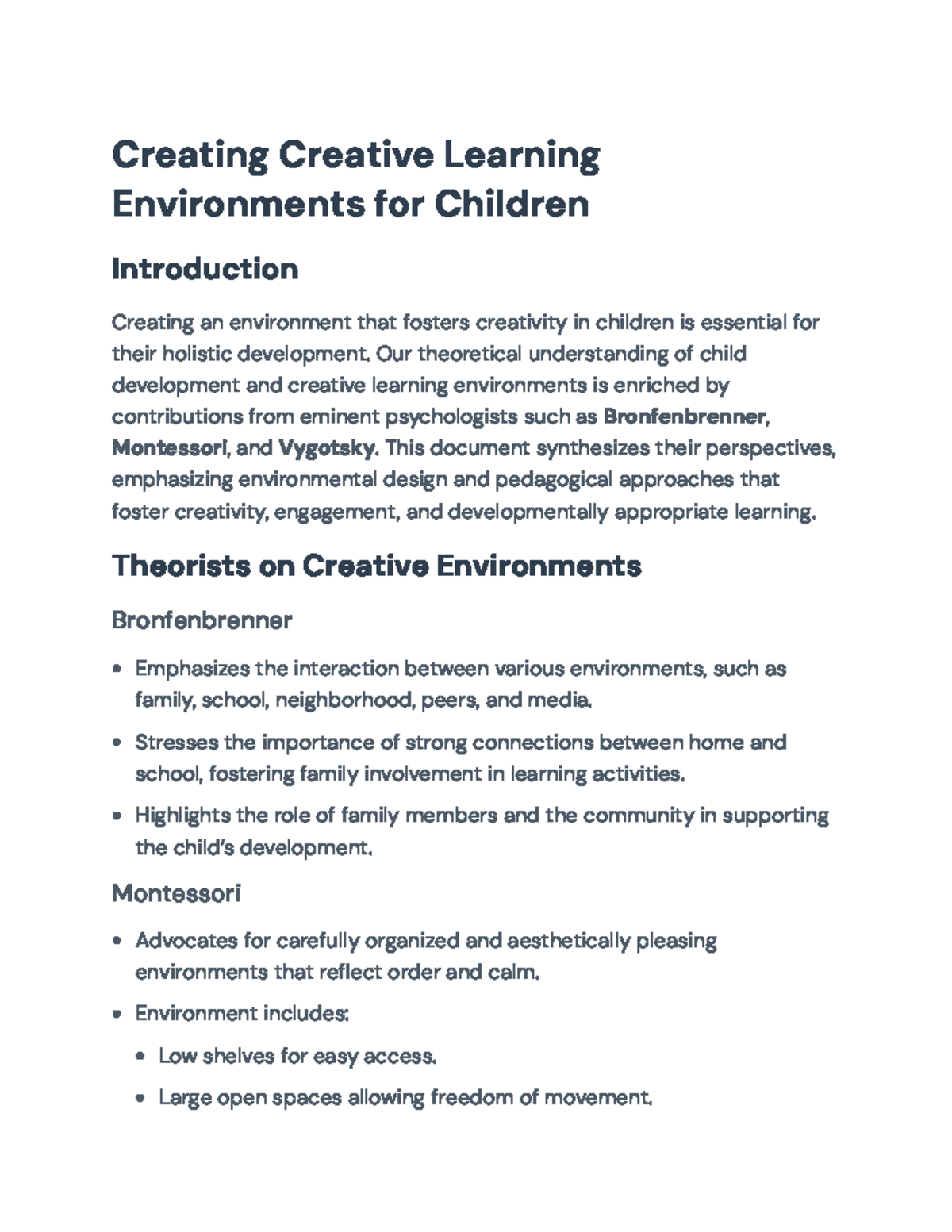 Creating Engaging Creative Learning Environments for Children ...