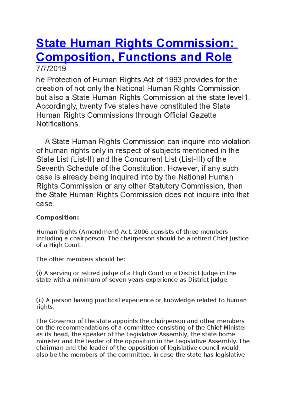 4HR.I.2 State Human Rights Commission - State Human Rights Commission ...