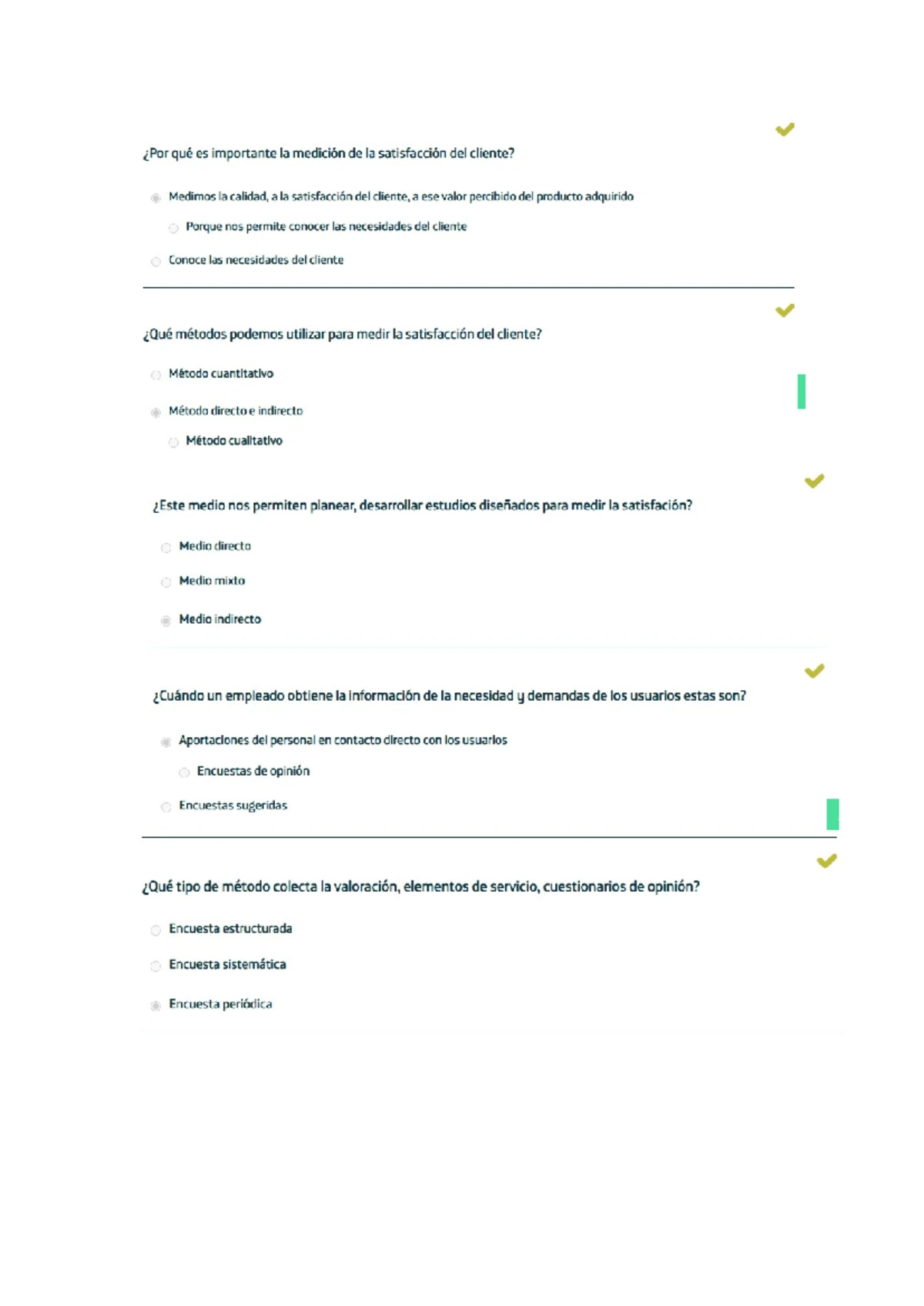 Examen Mod 4: Técnicas de Comunicación y Satisfacción del Cliente - Studocu