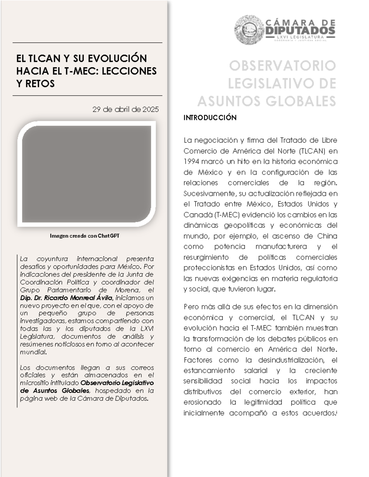 Evolución del TLCAN: Lecciones y Retos hacia el T-MEC - Studocu