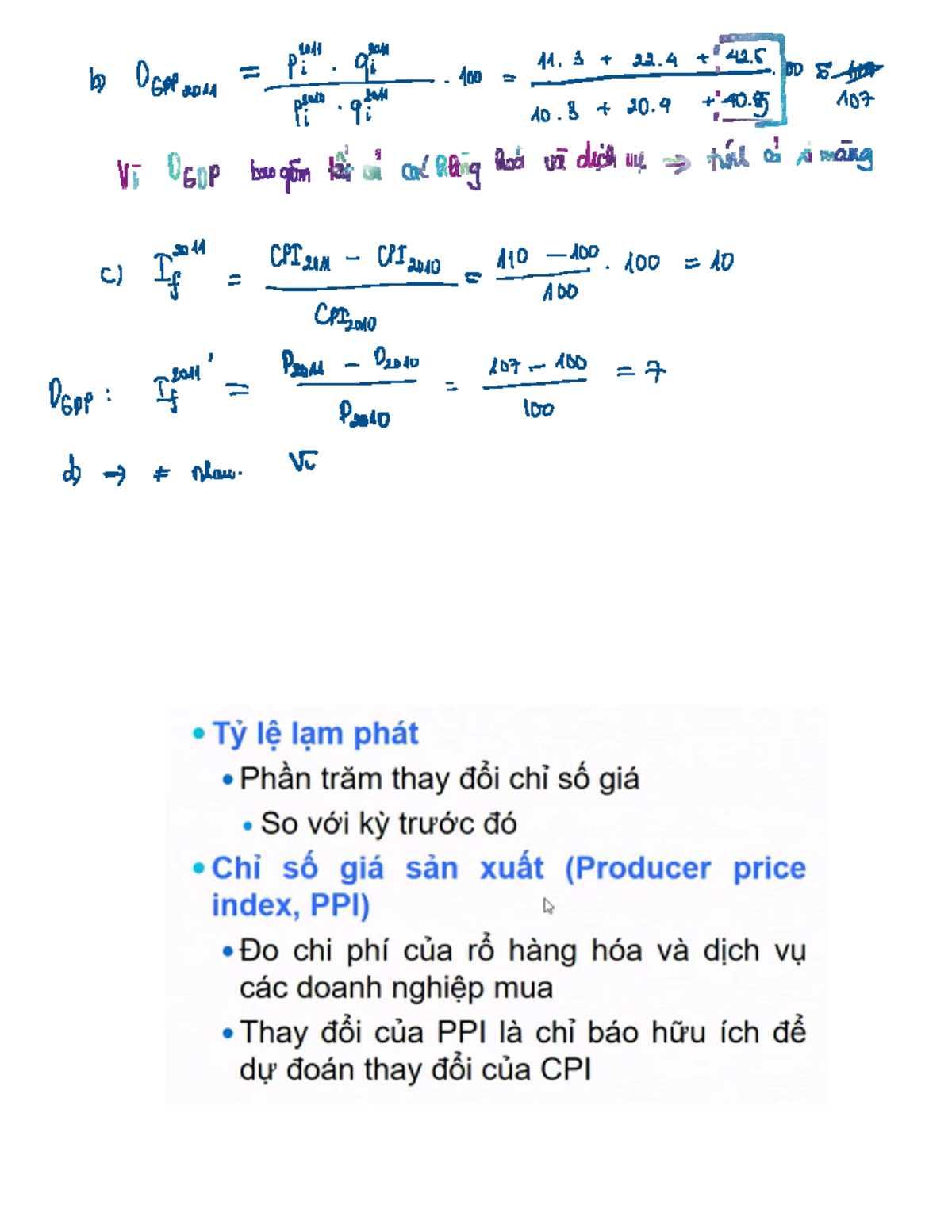 P2011 Đo Lường Chi Phí Sinh Hoạt Phần 2: CPI và PPI - Studocu