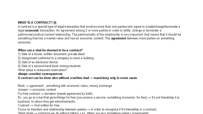 WHAT IS A CONTRACT? (LAW 101) Understanding Legal Agreements and Their ...