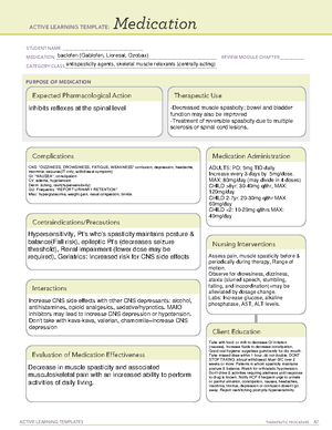 Atorvastatin - ATI Medication Template - ACTIVE LEARNING TEMPLATES ...