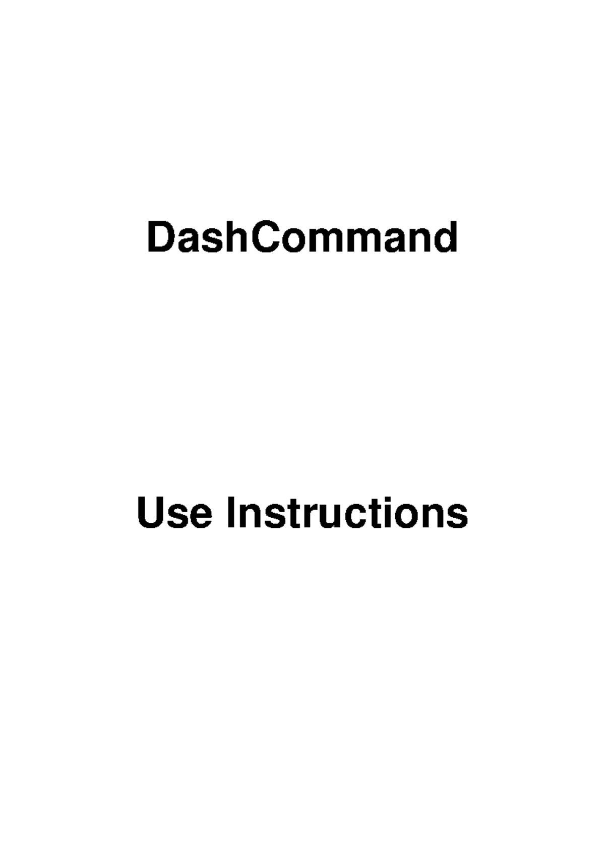 Dash Command Use Instructions - La Materia y sus Transformaciones - Studocu