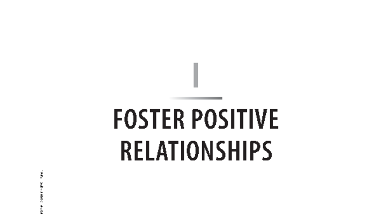 FOSTER POSITIVE RELATIONSHIPS: Strategies for Leaders in EBSCO 2023 ...