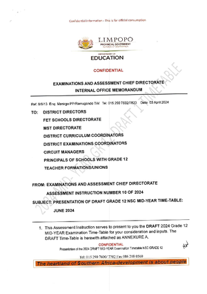 2024 Gr 08 Mathsmwths - MATHEMATICS - GRADE 8 2024 TOPIC ASSESSMENT ...