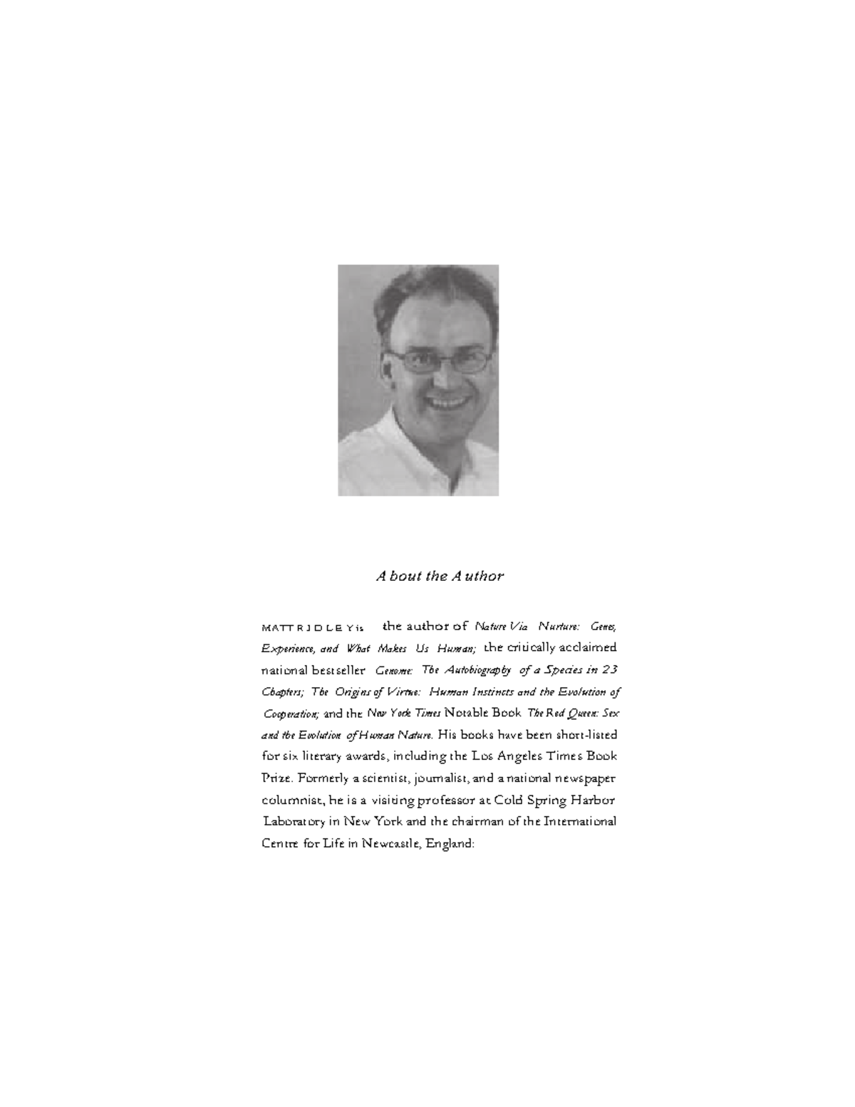 The Red Queen: Sex and Evolutionary Insights on Human Nature (Course ...