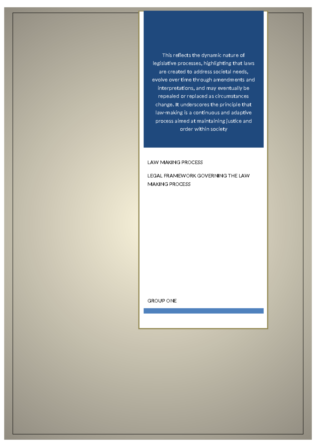 Law Making Process: A Comprehensive Overview for Bachelor of Laws (LLB ...