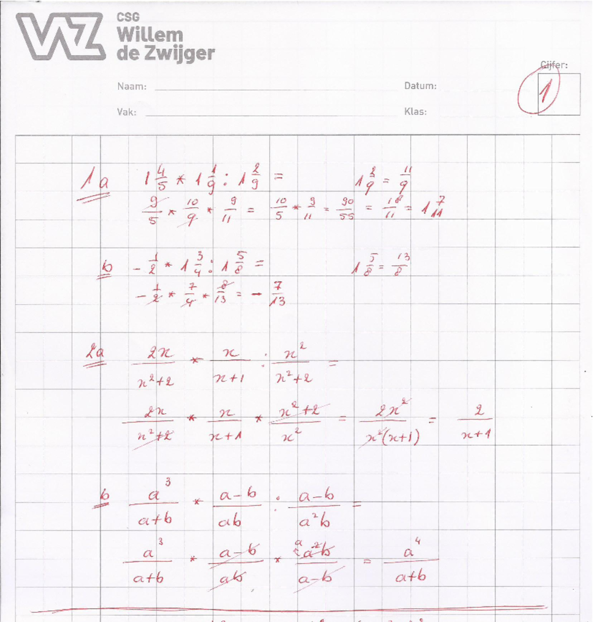 Uitwerkingen Oefen SE 421 Havo 4 Wiskunde B: Cijfers en Formules - Studeersnel