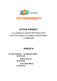 Internet of Things - IOT102 - FPT - Studocu