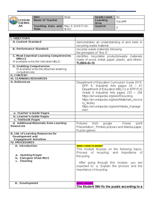 Format urs-report - for study - Republic of the Philippines UNIVERSITY ...