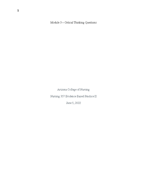 Critical thinking 4 - class work module - What skill sets do you need ...