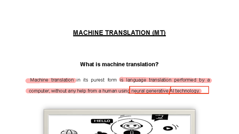 MACHINE TRANSLATION (MT) - Overview and Key Concepts - Studocu