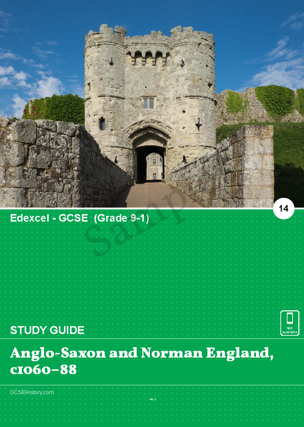 Edexcel GCSE Study Guide: The Anglo-Saxons & Norman Conquest - Studocu