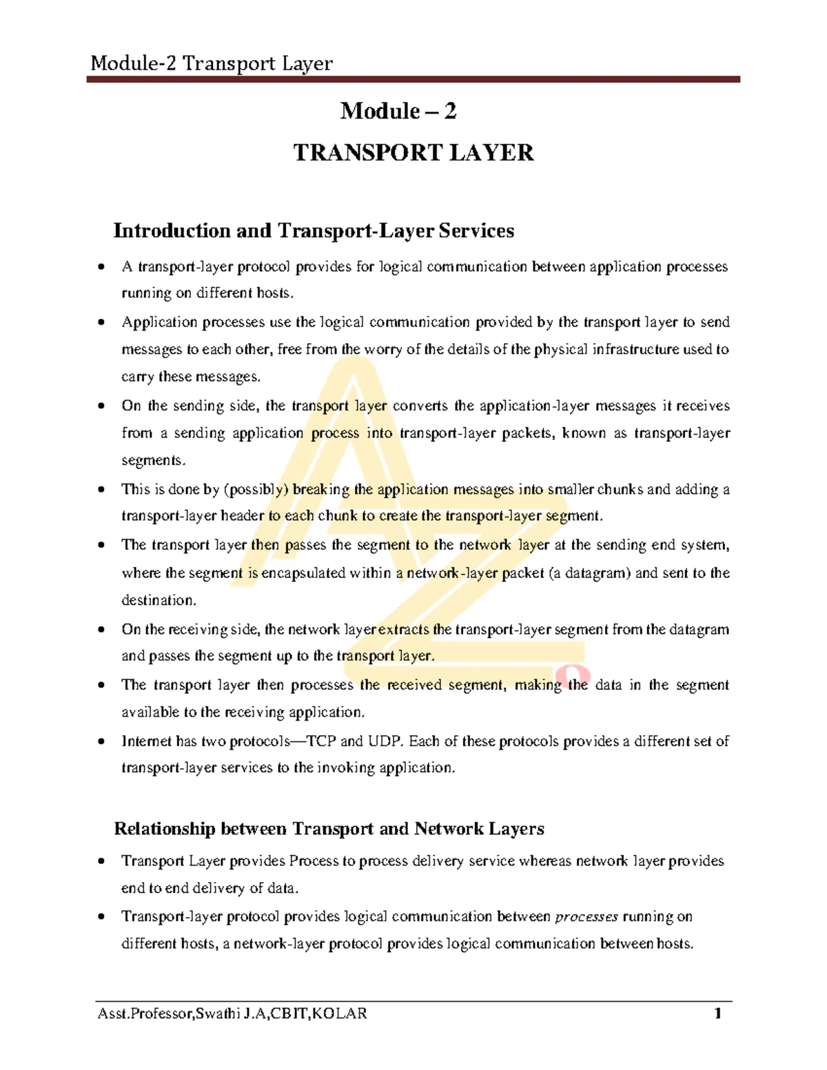 BCS502 Computer Networks Syllabus with Course Objectives and Modules ...