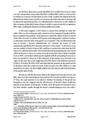 COM LAW EXAM - exam - Q4) Introduction Nemo dat principle, as defined ...