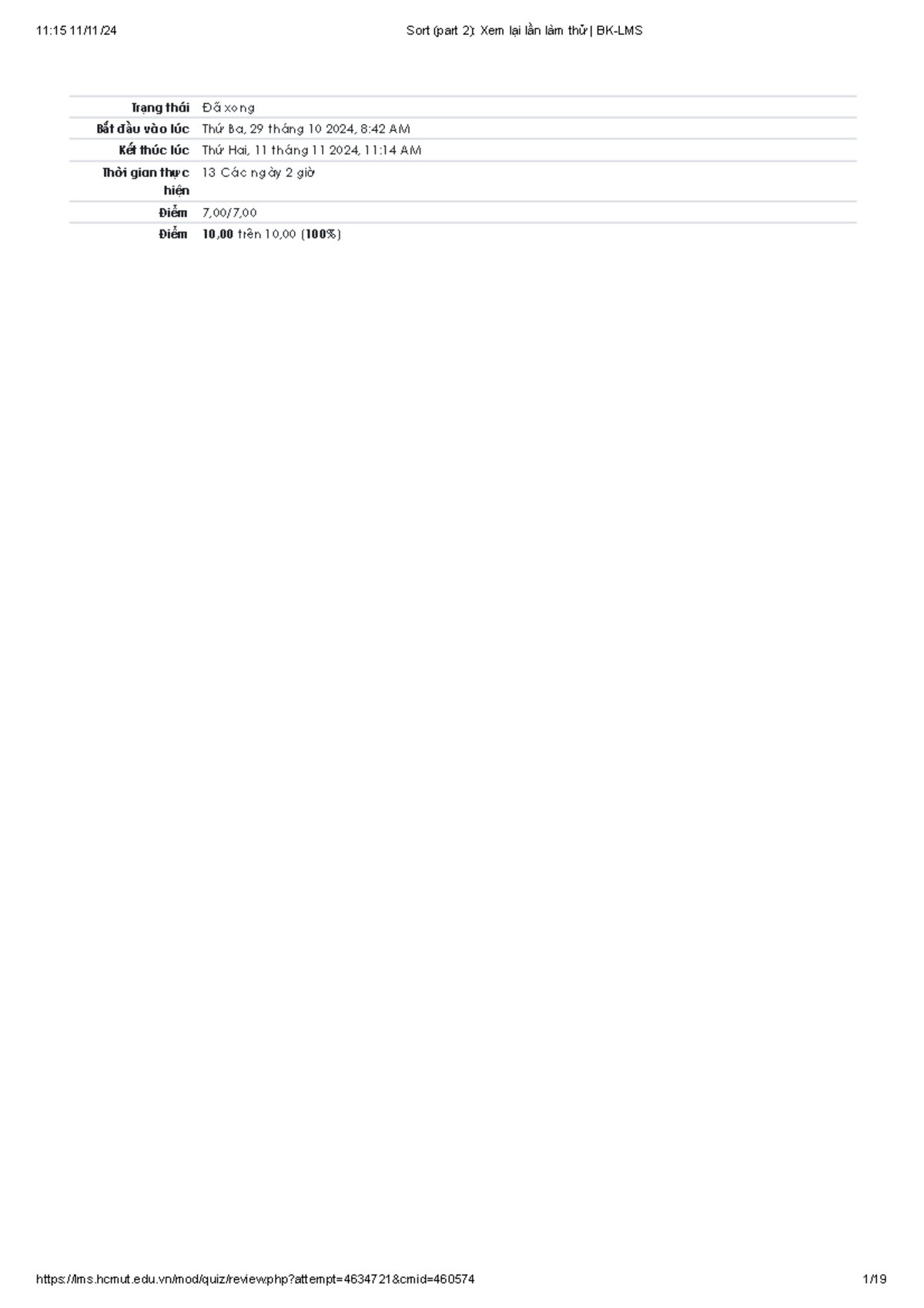 Sorting Algorithms Implementation - CS101 Case Study - Studocu