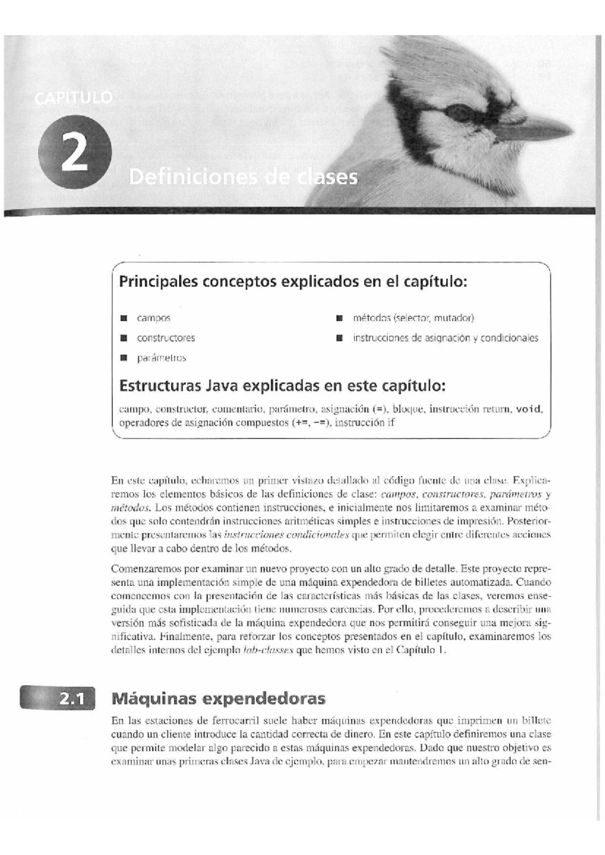 TEMA 02 Pearson - Definición de Clases en Java - Studocu