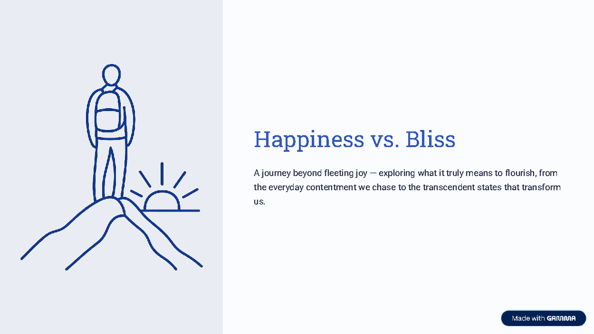 Happiness vs. Bliss: Exploring the Spectrum of Joy and Flourishing ...
