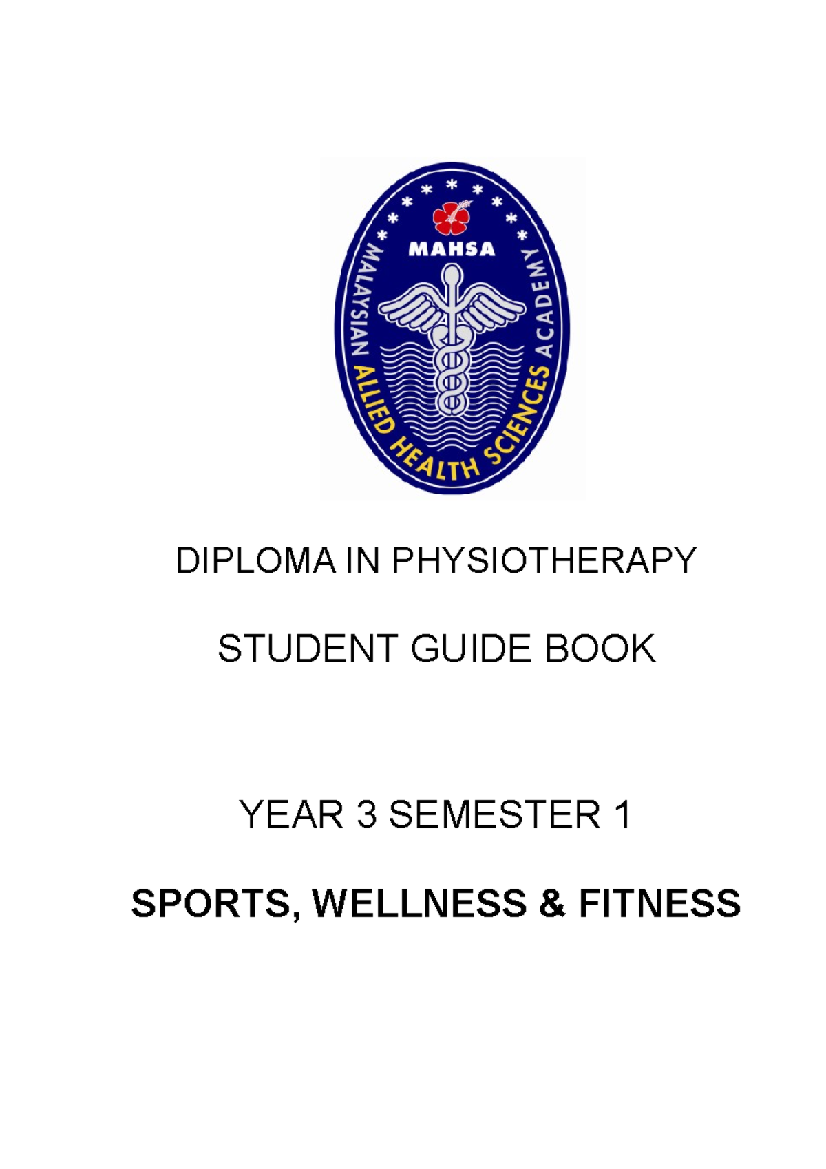Sports guide Book - hi guys - DIPLOMA IN PHYSIOTHERAPY STUDENT GUIDE ...