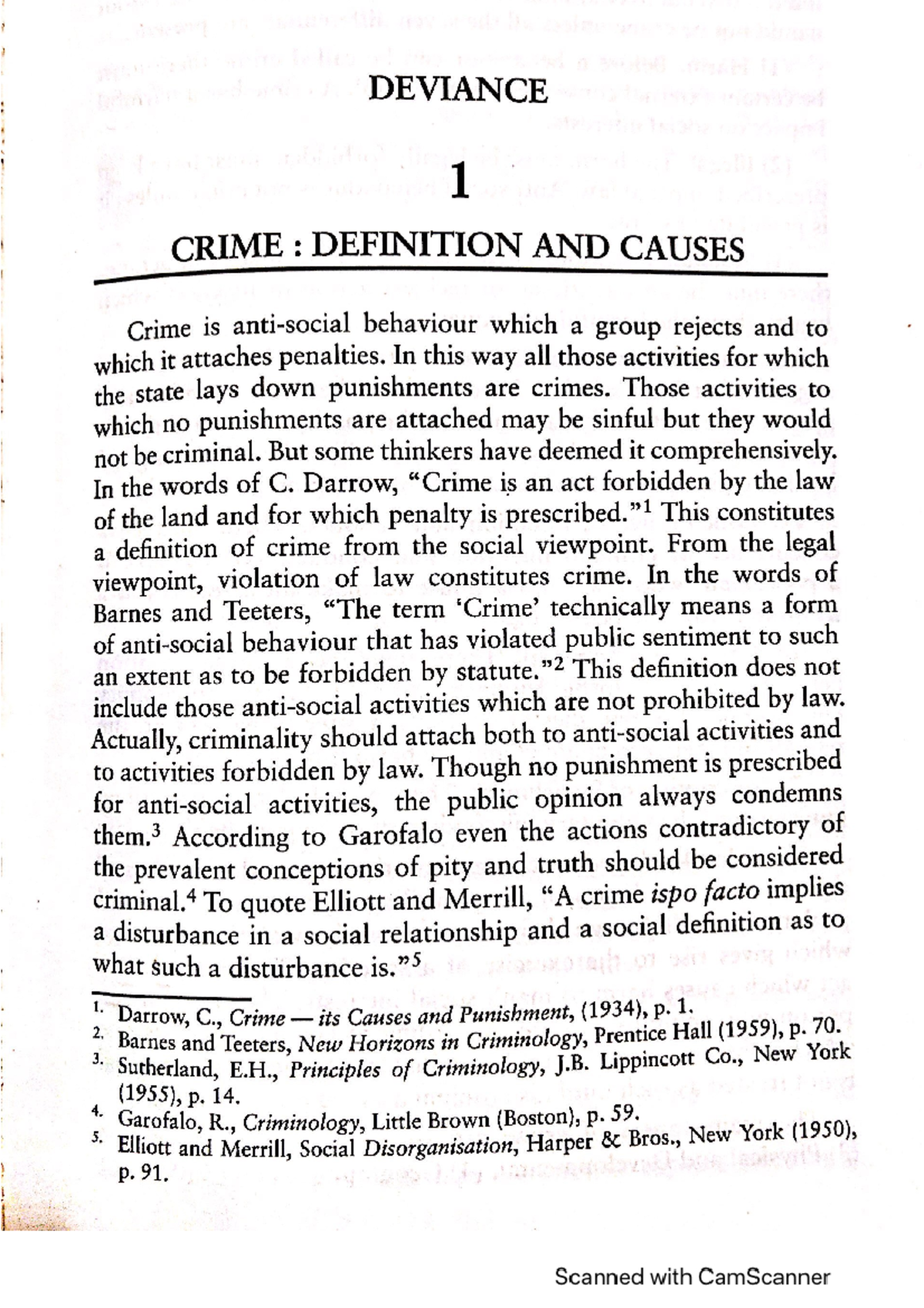 CRIM 101: Understanding Crime - Definitions, Characteristics & Causes ...