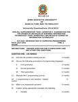 Introduction to computer programming - ICS 2102 - JKUAT - Studocu
