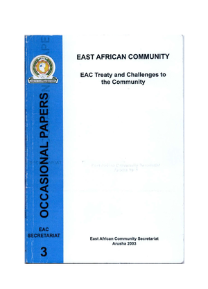 6. organs and institutions of eac - EAST AFRICAN COMMUNITY LAW ORGANS ...