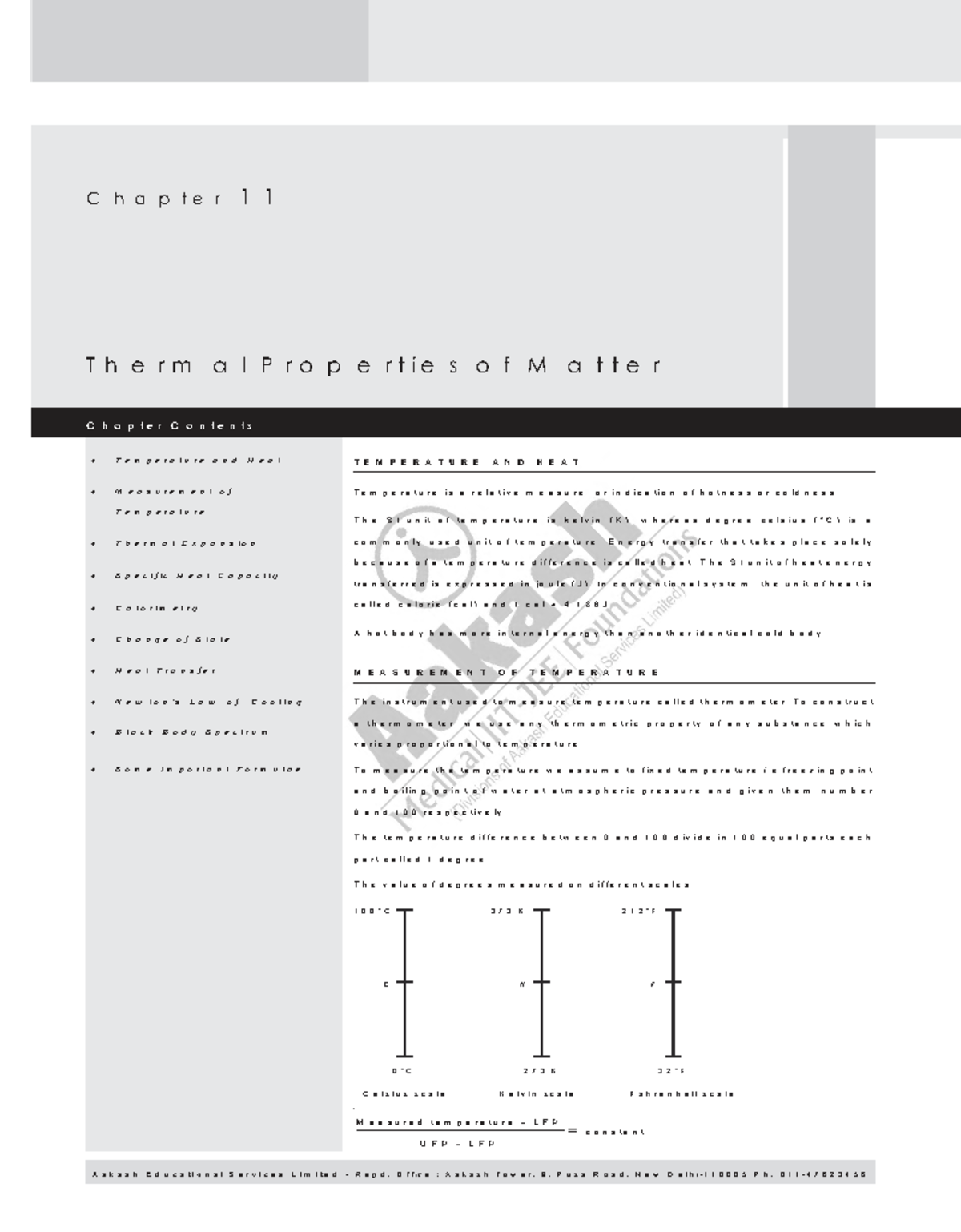 NEET Chapter 11: Thermal Properties of Matter Study Notes - Studocu