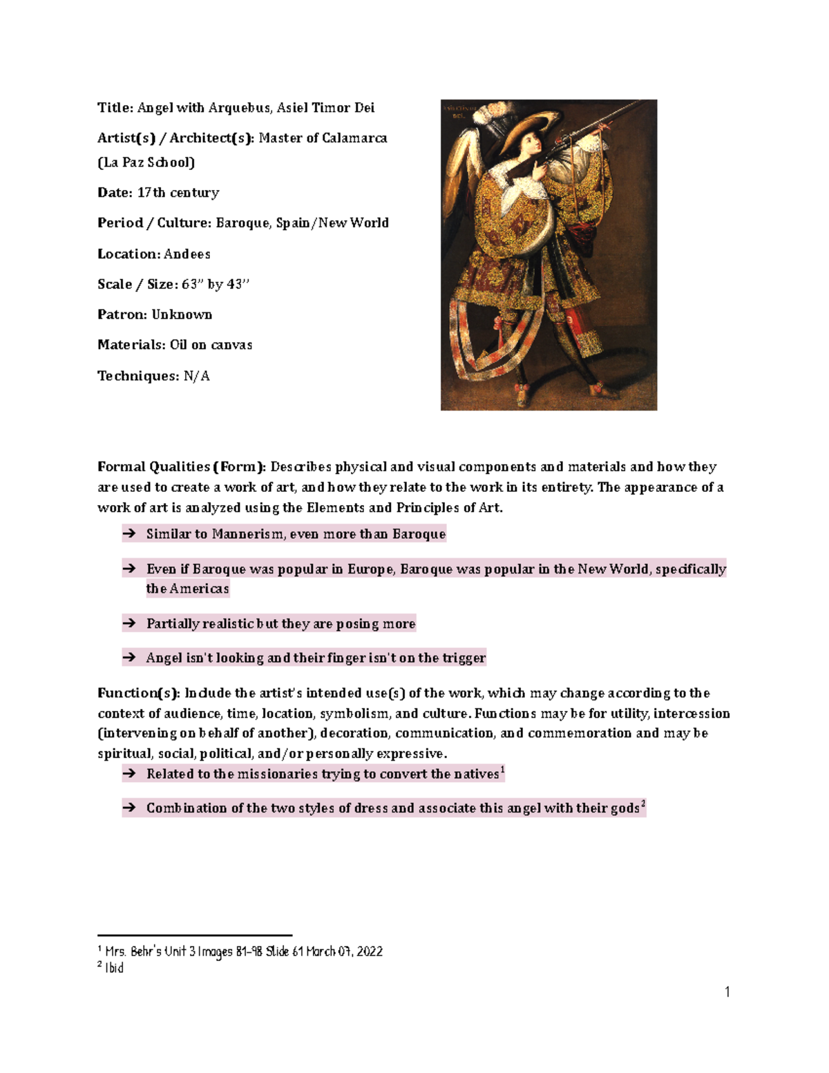 APAH - Art Analysis and Functions Study Guide: Works #90-98 - Studocu