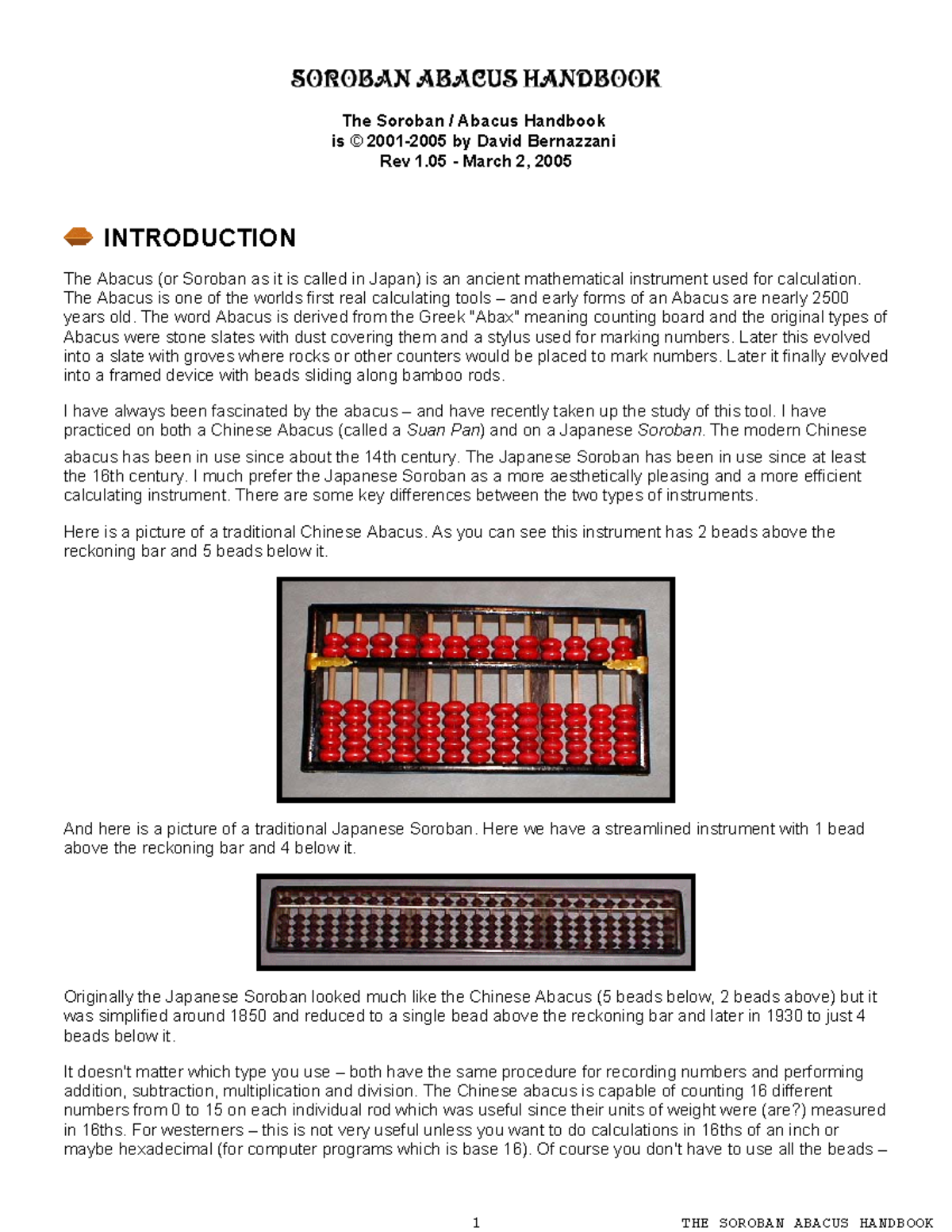 Soroban Abacus Handbook: Mastering Techniques & Calculations - Studocu