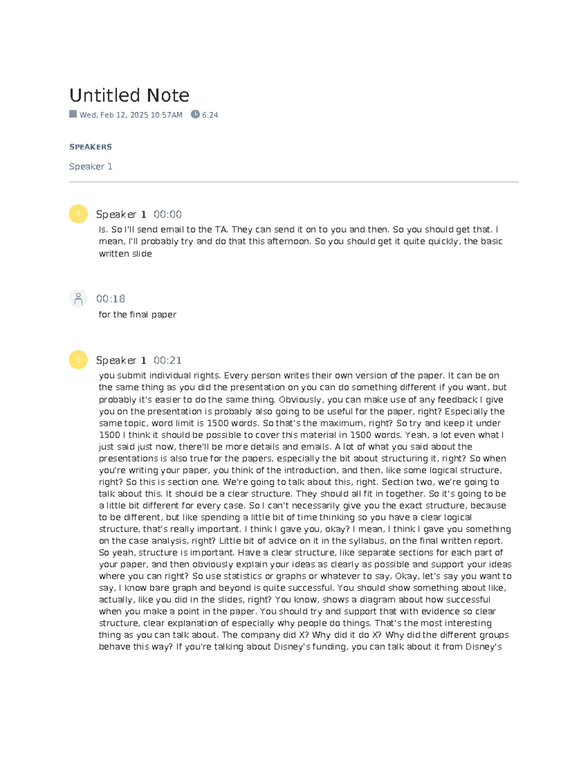 Final Paper Guidelines for Course XYZ 101 - Important Tips and ...