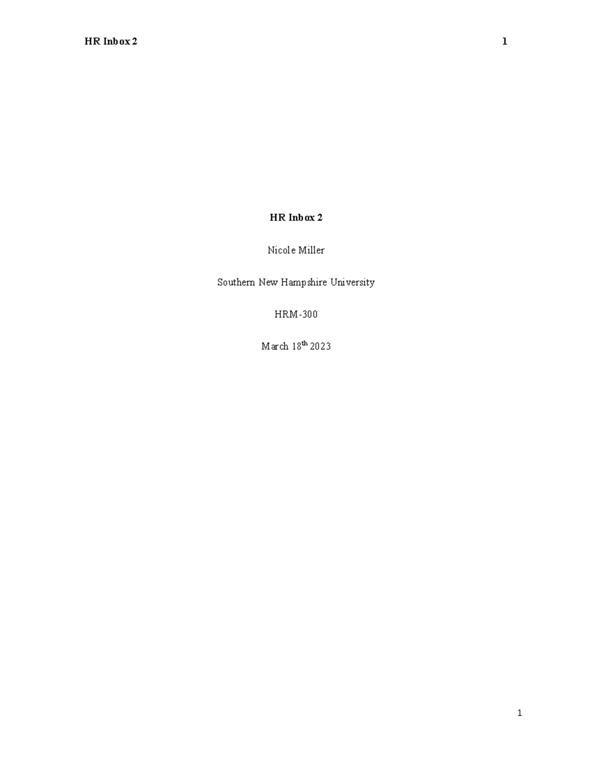 HRM Staffing Agency Policy Review - March 2023 - Studocu