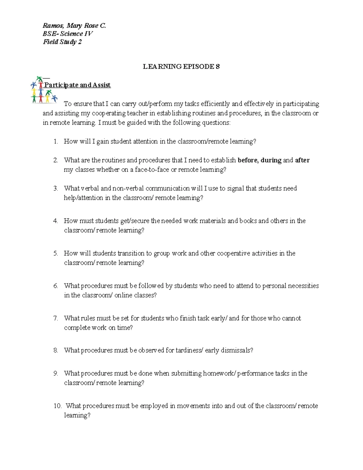 Q1 Ws English 7 Lesson 5 Week 5 Learning Activity Sheet For English 7 Quarter 1 Lesson