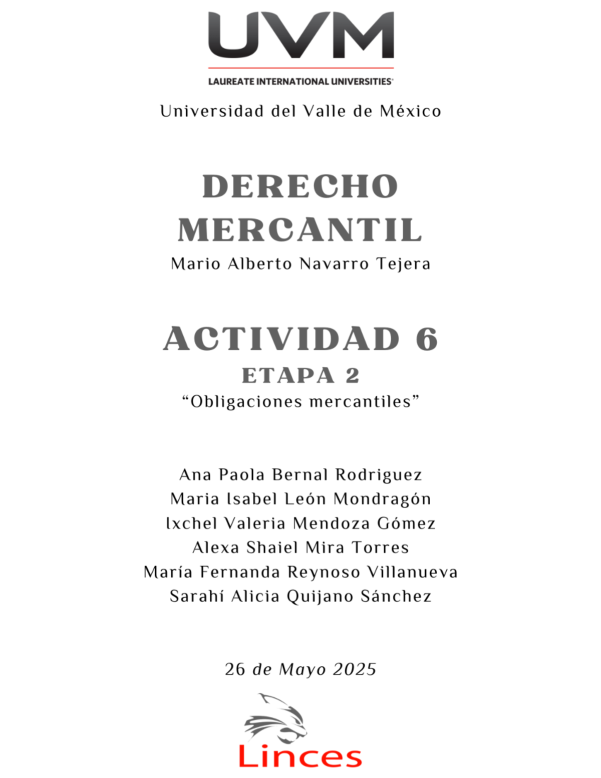 ETAPA 2: OBLIGACIONES MERCANTILES Y CONTRATOS SOCIALES - Studocu