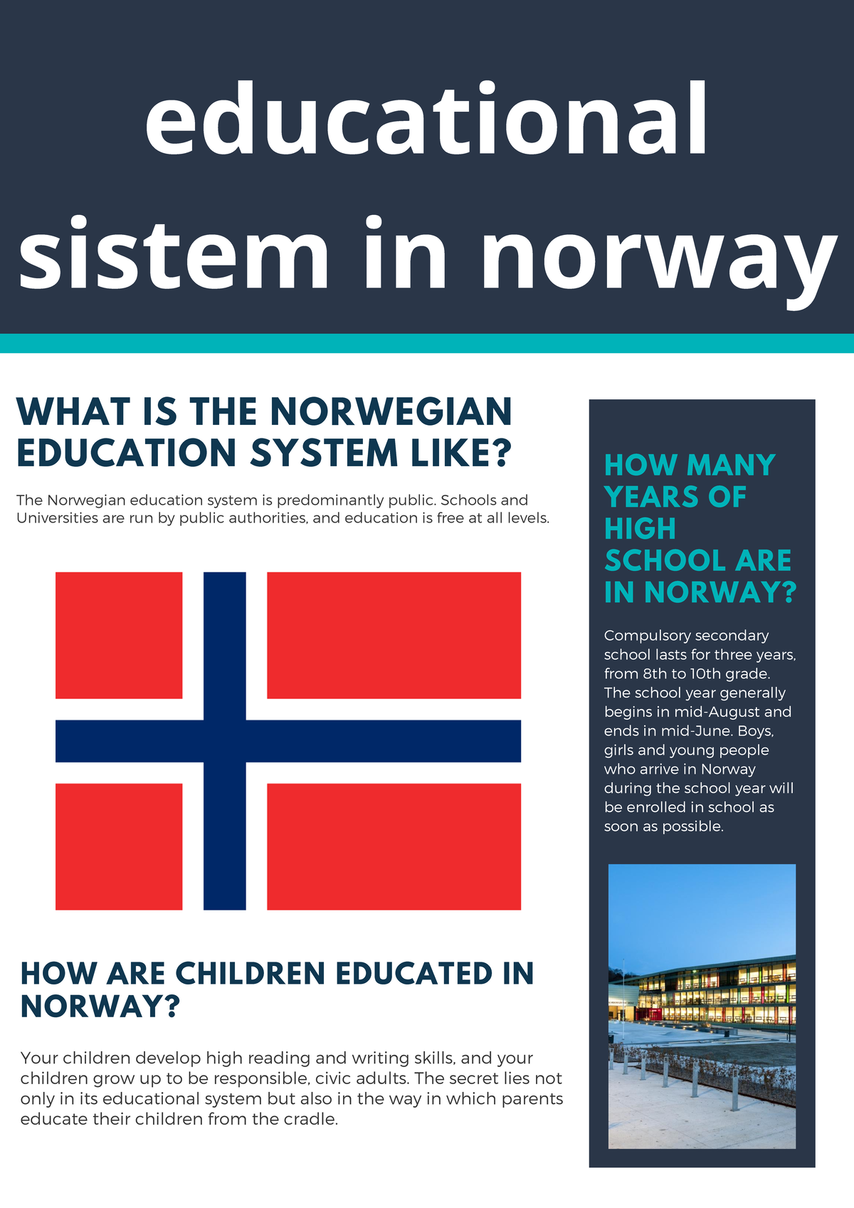 Educational sistem in norway - WHAT IS THE NORWEGIAN EDUCATION SYSTEM ...