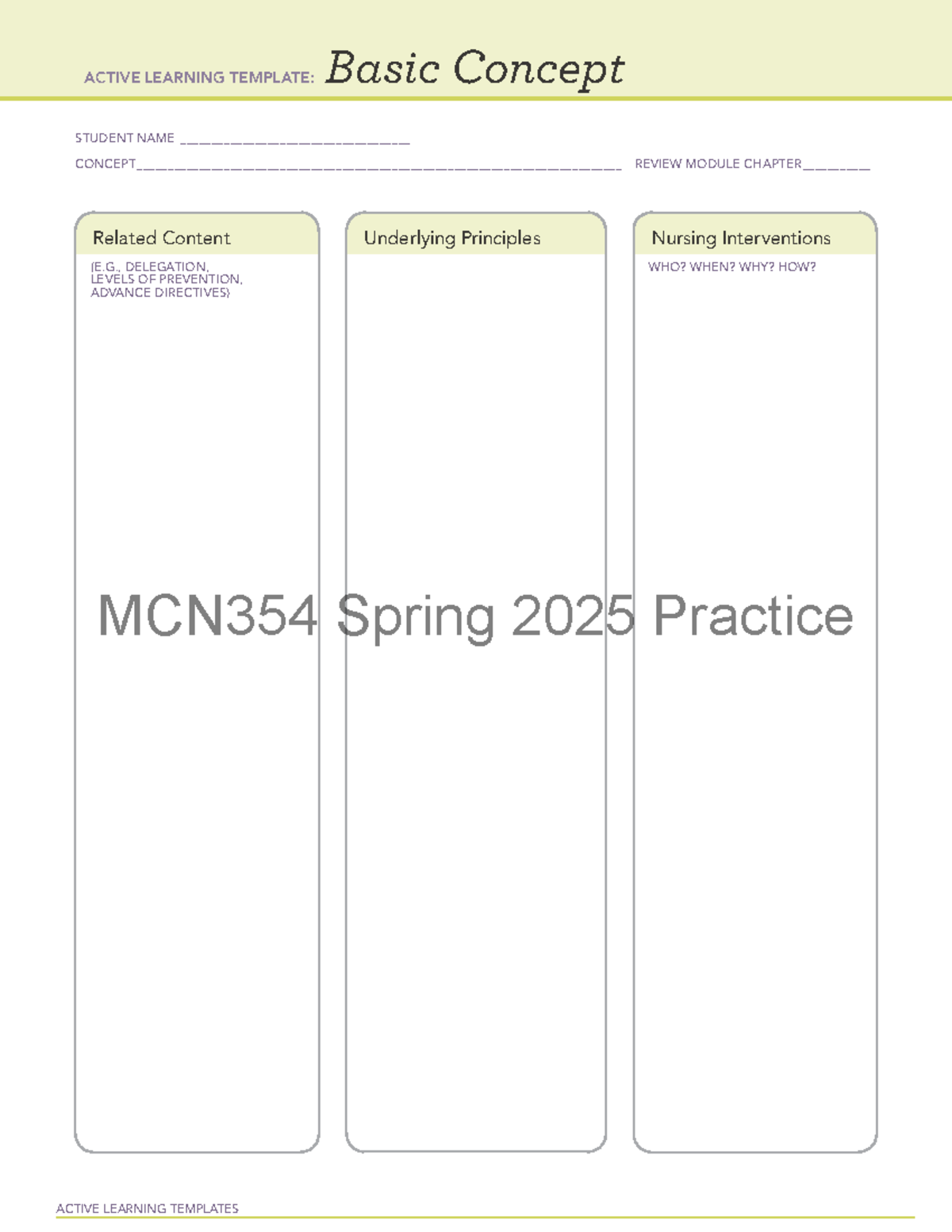 Basic Concept - ati template outliune - NU 300 - ACTIVE LEARNING ...