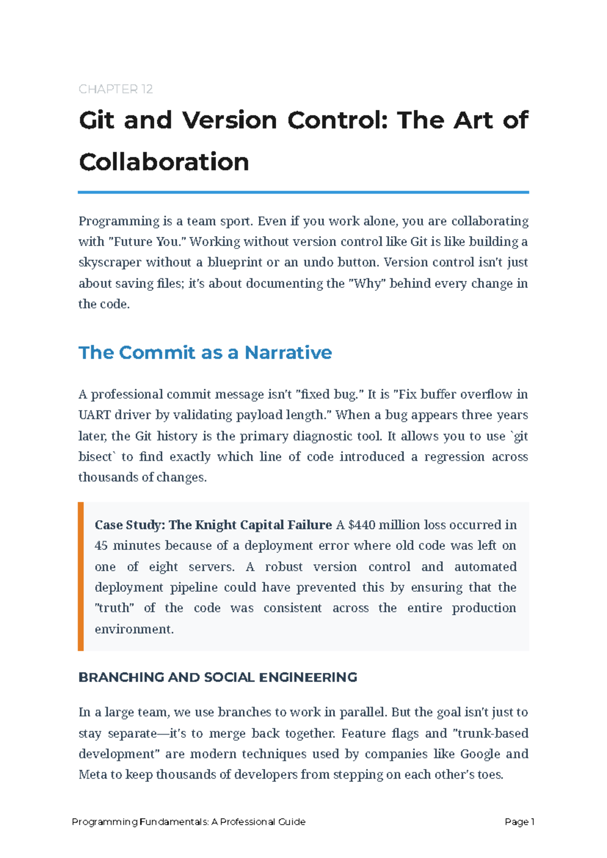 CHAPTER 12: Git & Version Control - The Art of Collaboration - Studocu