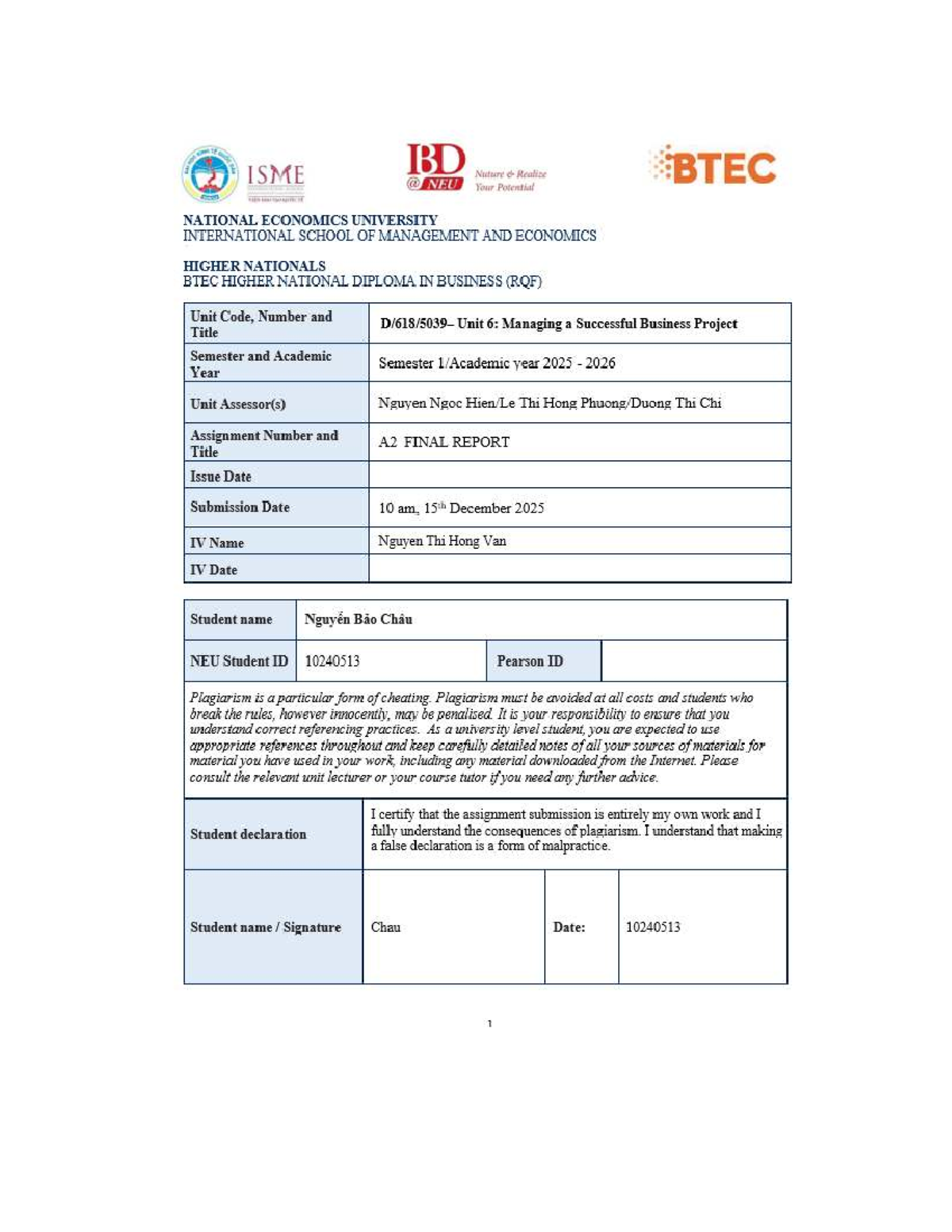 FINAL PROJECT REPORT: Retaining Externally Recruited Academic Staff at ...